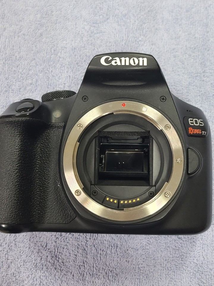 Canon EOS Rebel T7 Digital SLR Camera Body (Parts or Repair) (As Is ...