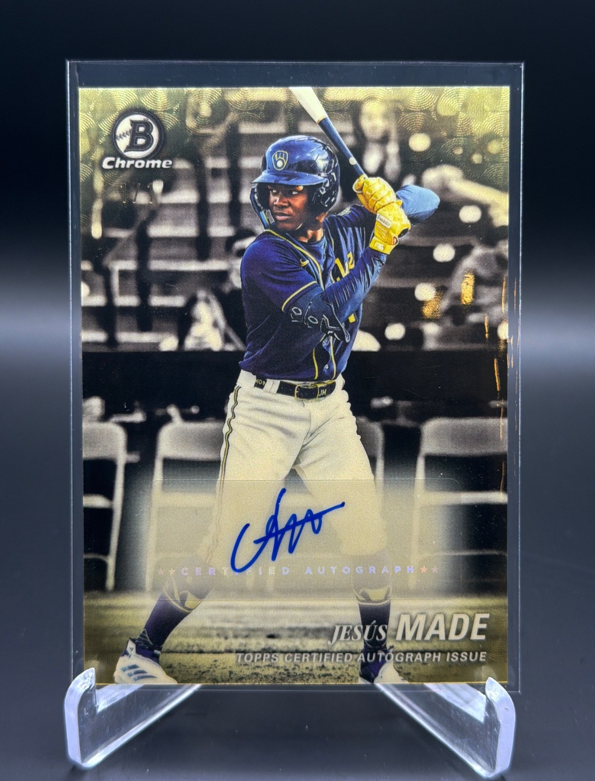 2025 Bowman Draft JESUS MADE Achromatic SUPERFRACTOR Auto True 1/1 #AA ...