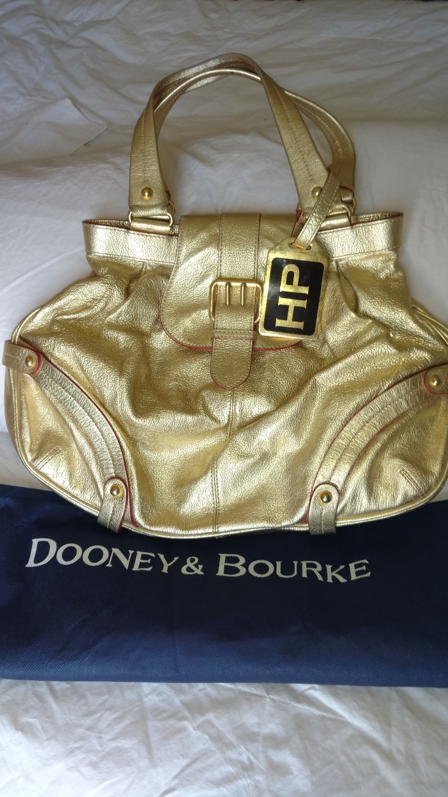 Dooney & Bourke Gold Hayden Panettiere Bag | eBay