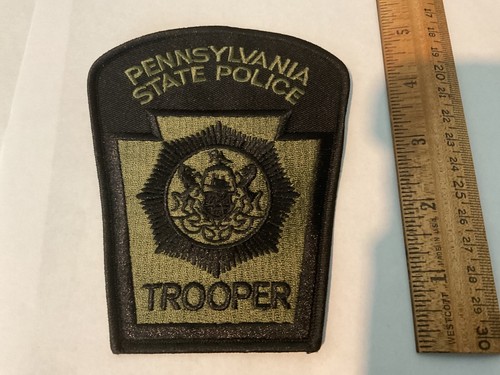Pennsylvania State Police Trooper Green Tactical collectable Patch | eBay
