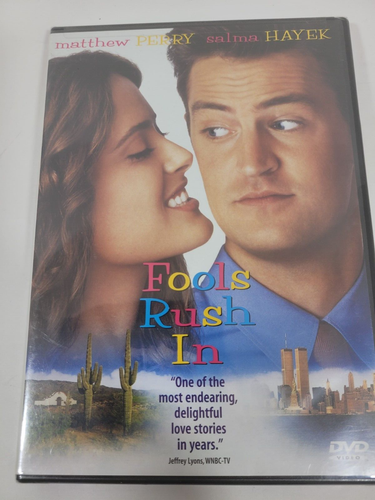 Fools Rush In (DVD, 1998, Widescreen) Matthew Perry - Salma Hayek - New ...
