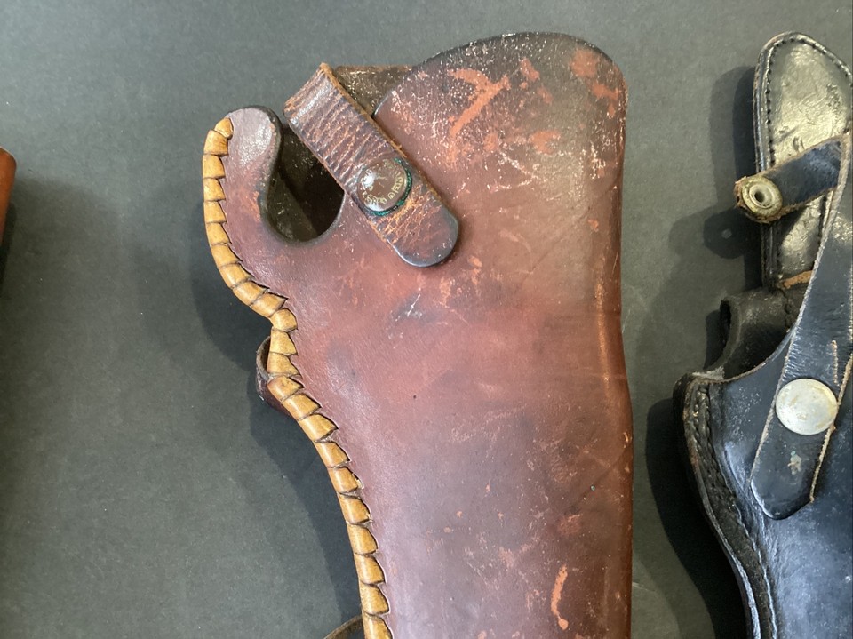 5 Leather Gun Holster Lawrence 680 505 Heiser 419 Daly & Gales 32 ...