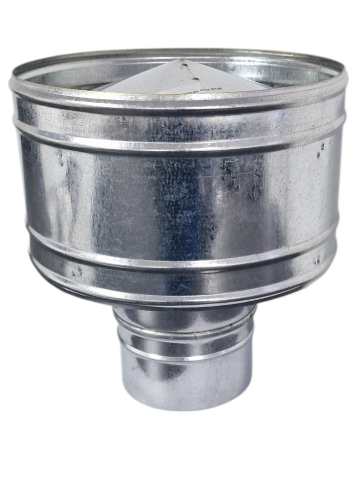 Chimney Anti-Wind Cowl Flue Liner Rain Cap Spark Arrestor Duct Pipe ...