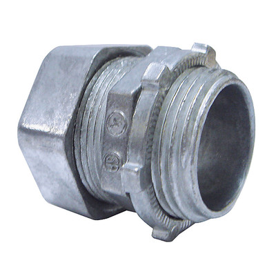 S Pro Connex EMT 1/2" Compression Connector Concrete Tight Steel ...