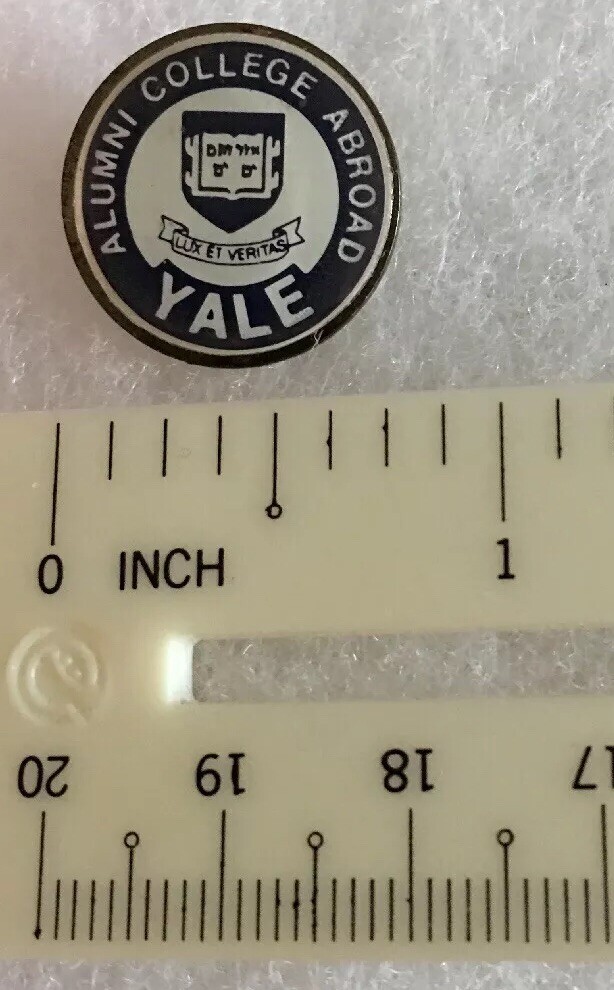 Vtg Yale University Alumni College Abroad Lapel Pin Ivy League Pin HTF ...