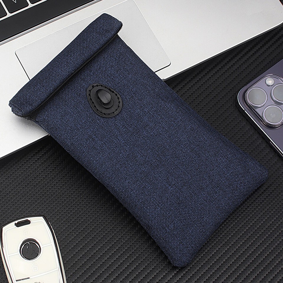 2X Faraday Bag Cell Phone RFID Signal Blocking Pouch Radiation Shield ...
