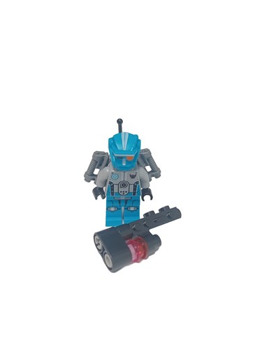 New LEGO Dark Azure Blue Robot Sidekick With Jet Pack Galaxy Squad ...