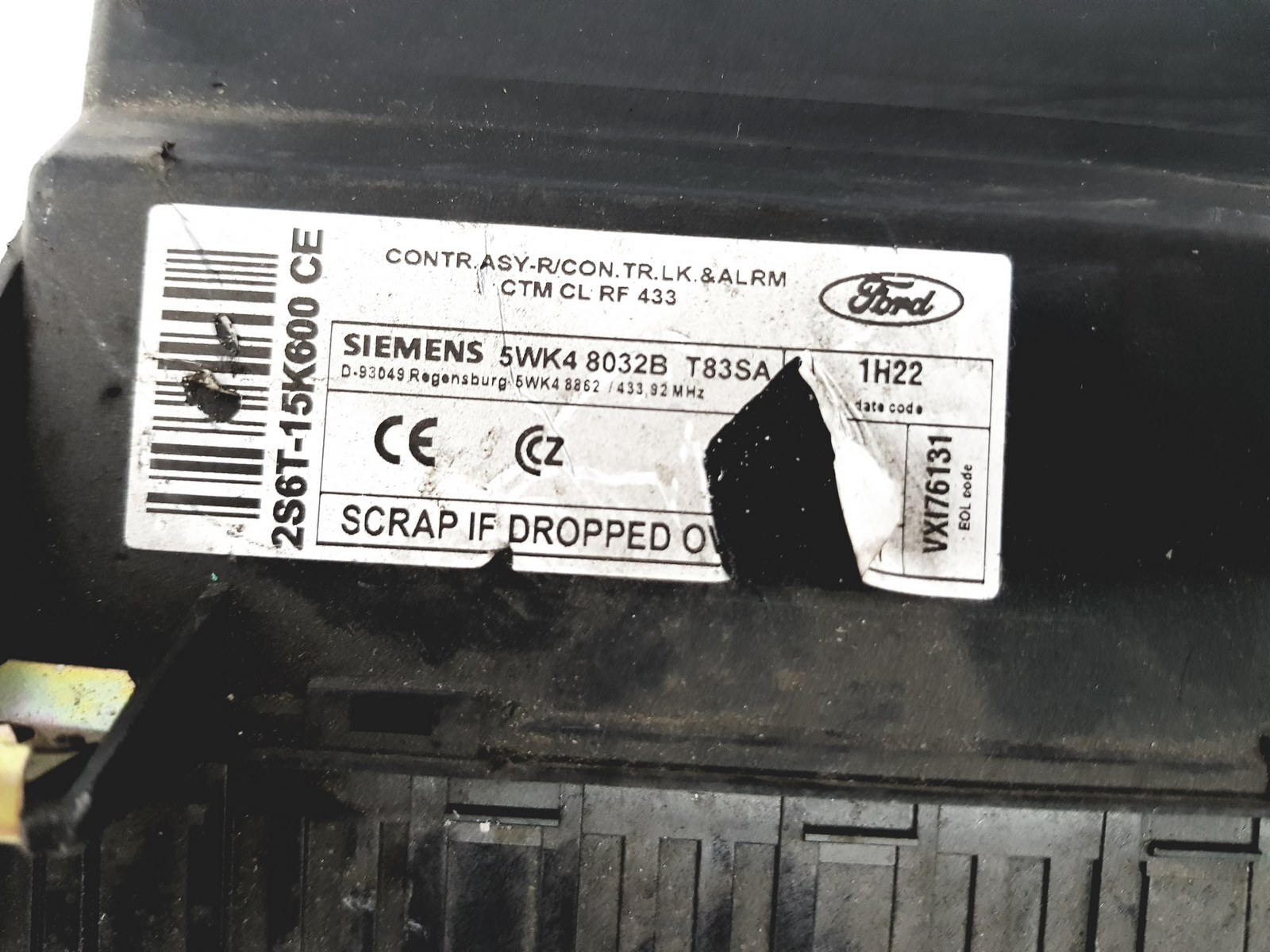 Calculateur ECU 2S6T-15K600-CE / 2S6T15K600CE / 5WK48032B / 5WK4 8032B ...