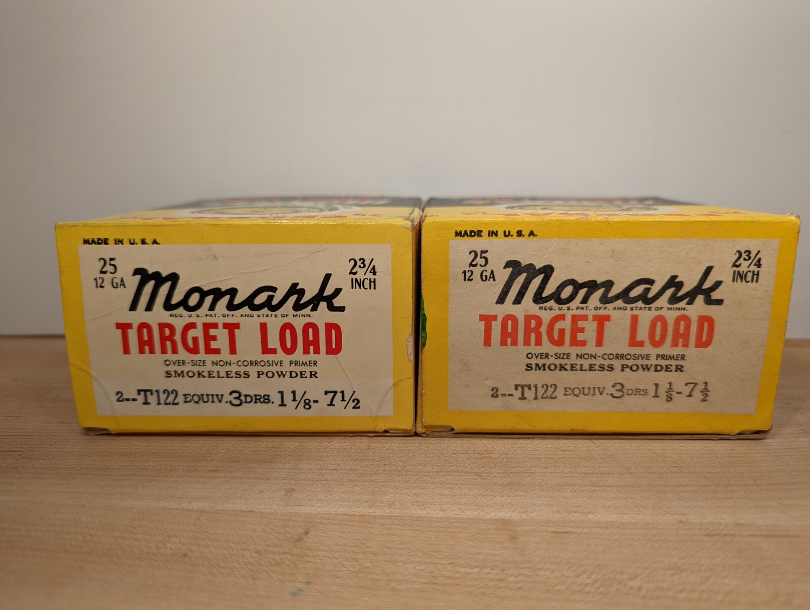 Lot Of 2 Vintage Federal Monark Target Load 12 Gauge Empty Shotshell ...