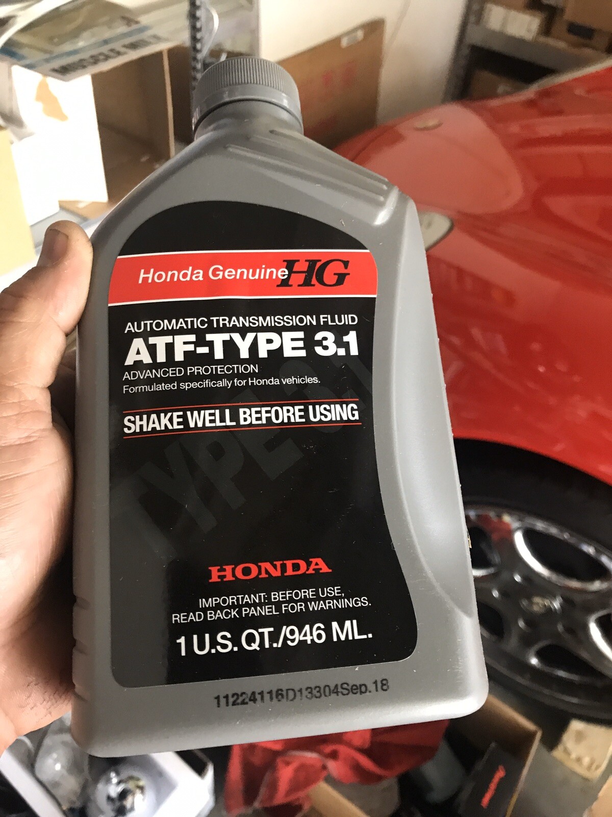 Genuine Honda ATF Type 3 (3.1) X 4 Qts With One Drain Plug | eBay