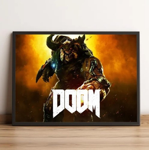 Doom Poster, Game Print, Wall Art, Home Decor, Gift for Gamers #3 3 | eBay