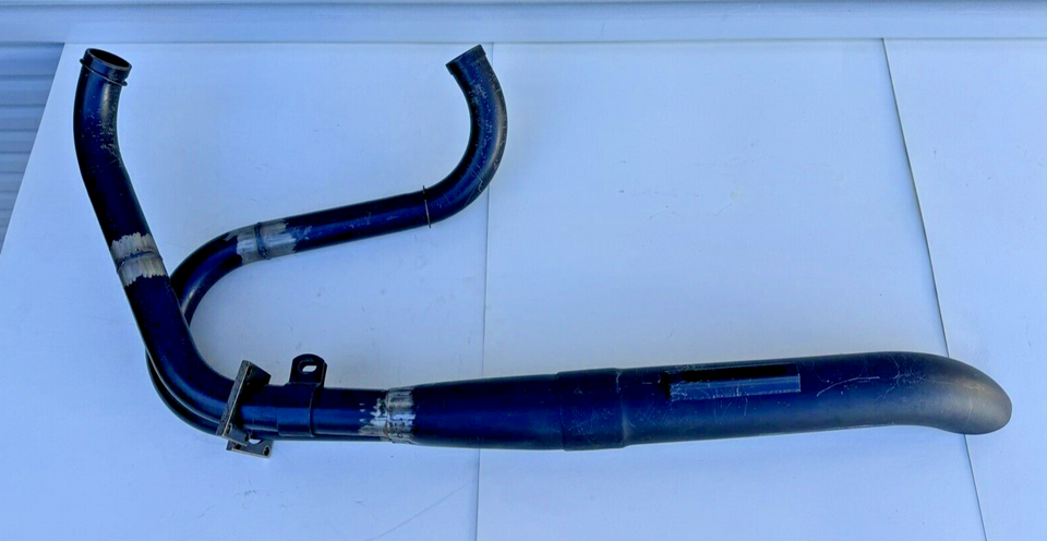 1984-1999 Harley 2:1 LSR Exhaust Pipes Slash-Cut Turn-Out | RB Racing ...