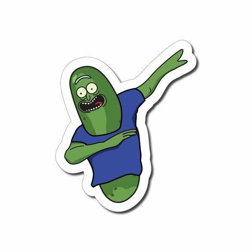 Pickle Rick Dabbing Sticker / Decal - Vinyl Car Window Laptop | eBay
