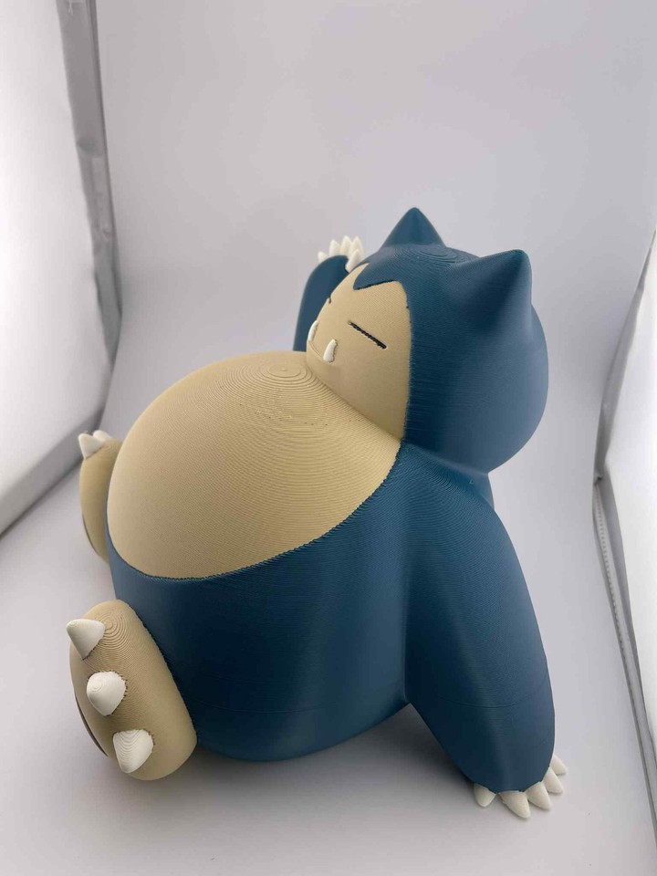 Snorlax Pokémon Figure Giant 3D Printed Eco-Friendly, Pokeflute not ...
