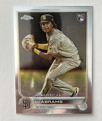 2022 Topps Chrome Update #USC102 CJ ABRAMS Rookie Debut RC | eBay