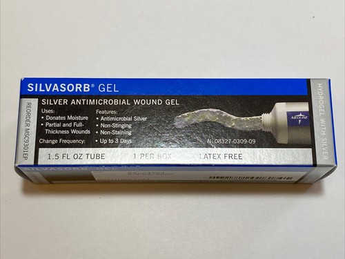 Buy Silvasorb Gel Silver Antimicrobial Wound Gel 1.5 oz. Expires 122023 ...