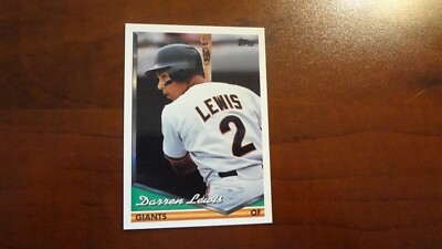 1994 TOPPS # 354 DARREN LEWIS BASEBALL CARD | eBay