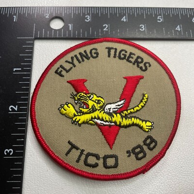 VTG FLYING TIGERS 1988 TICO AIR SHOW Patch space coast valiant air ...