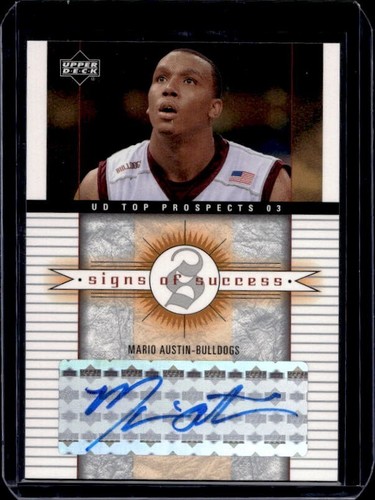 2003-04 Upper Deck UD Top Prospects - Signs of Success Mario Austin #SS ...
