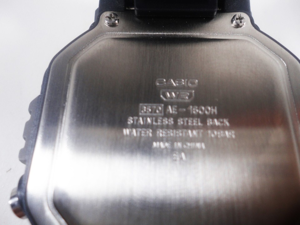 CASIO Men Digital Quartz Watch WR AE-1600H-1AV Hand Wrist Watch New ...