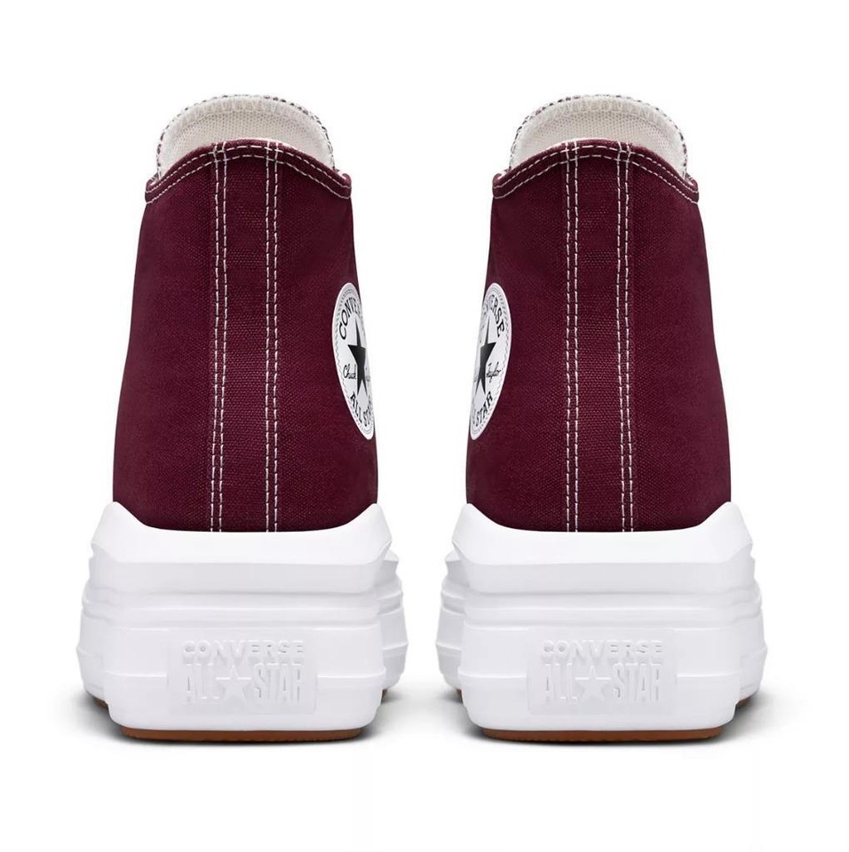 New NIB Converse Beetroot Deep Red Chuck Taylor All Star Platform Move ...