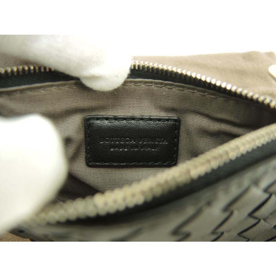 Bottega Veneta Coin Case Intrecciato Leather Black Coin Bottega Veneta Coin Case Intrecciato Leather Black Coin