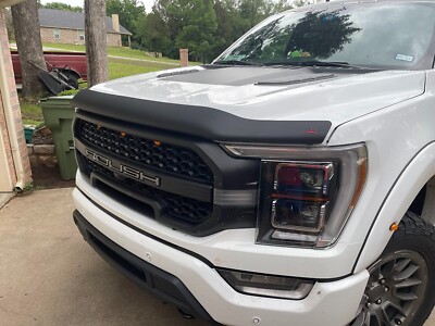 EGR Matte Black Hood Protector Bug Shield Deflector for 21-2024 Ford ...