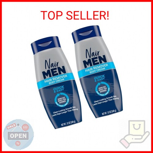 Nair Men Hair Removal Body Cream 13 Oz (pack of 2) for sale online | eBay