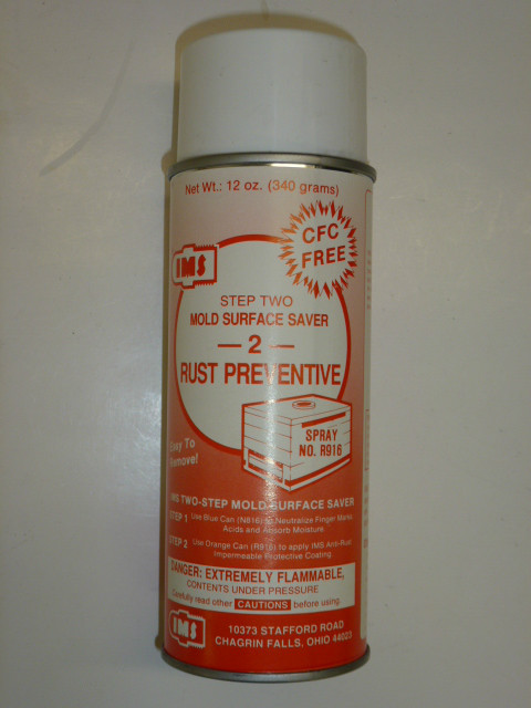CASE LOT, IMS MOLD SAVER STEP 2 RUST PREVENTIVE, 12-oz AEROSOL CANS ...