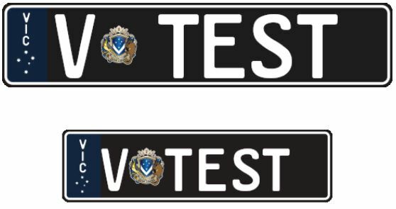 Holden EH S4 Custom VIC Prestige Euro Number Plates - V-EHS-4 - 520mm x ...