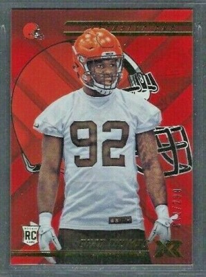 Chad Thomas 2018 Panini XR Rookie RC RED /299 #134 Browns | eBay