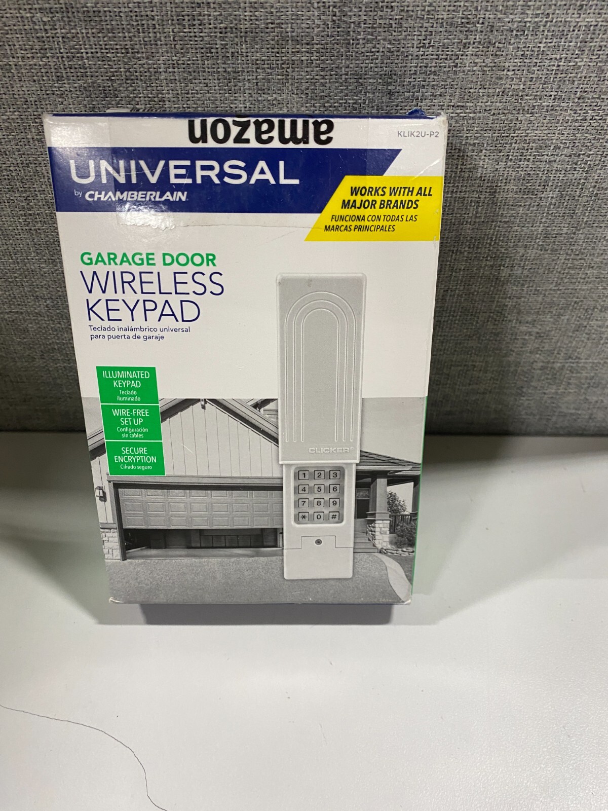 Universal by Chamberlain Garage Door Wireless Keypad Opener KLIK2U-P2 ...