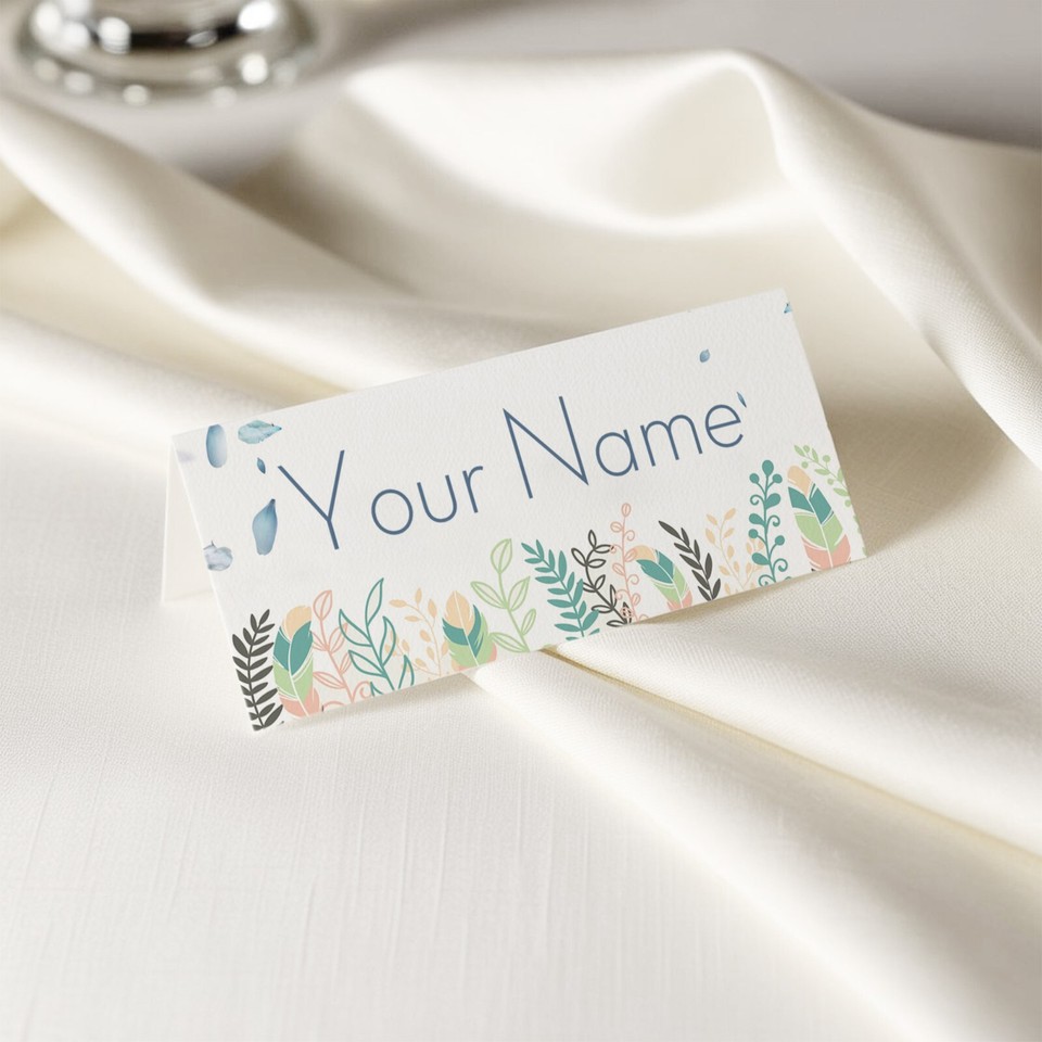 Personalised Place Cards, Table Name Cards for Weddings, Place Table ...