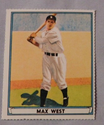 1977 Dover Reprint 1941 Play Ball Max West Boston Bees Baseball Card | eBay