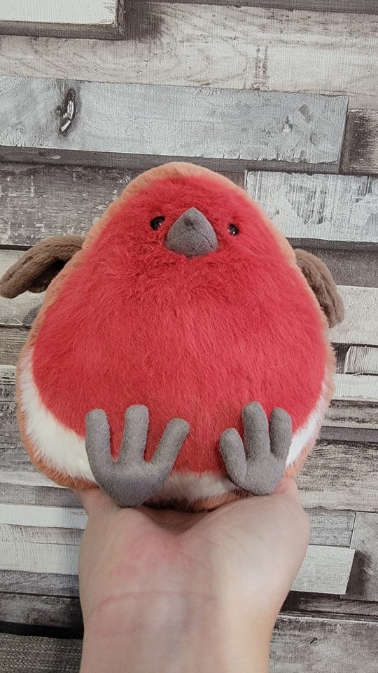 (last 2) Jellycat Genuine Plum Robin New with tags | eBay UK