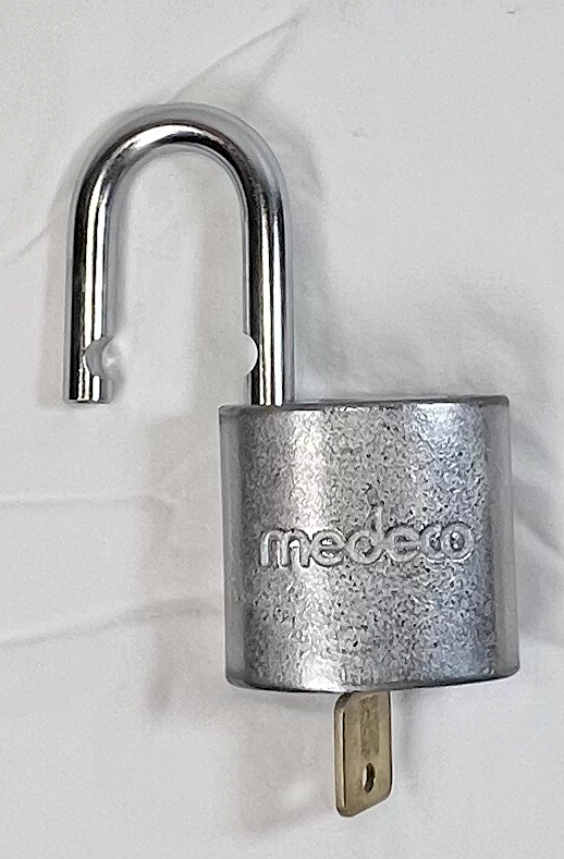 MEDECO Vintage High Security Padlock 50W01302-G3 with 1 key | eBay