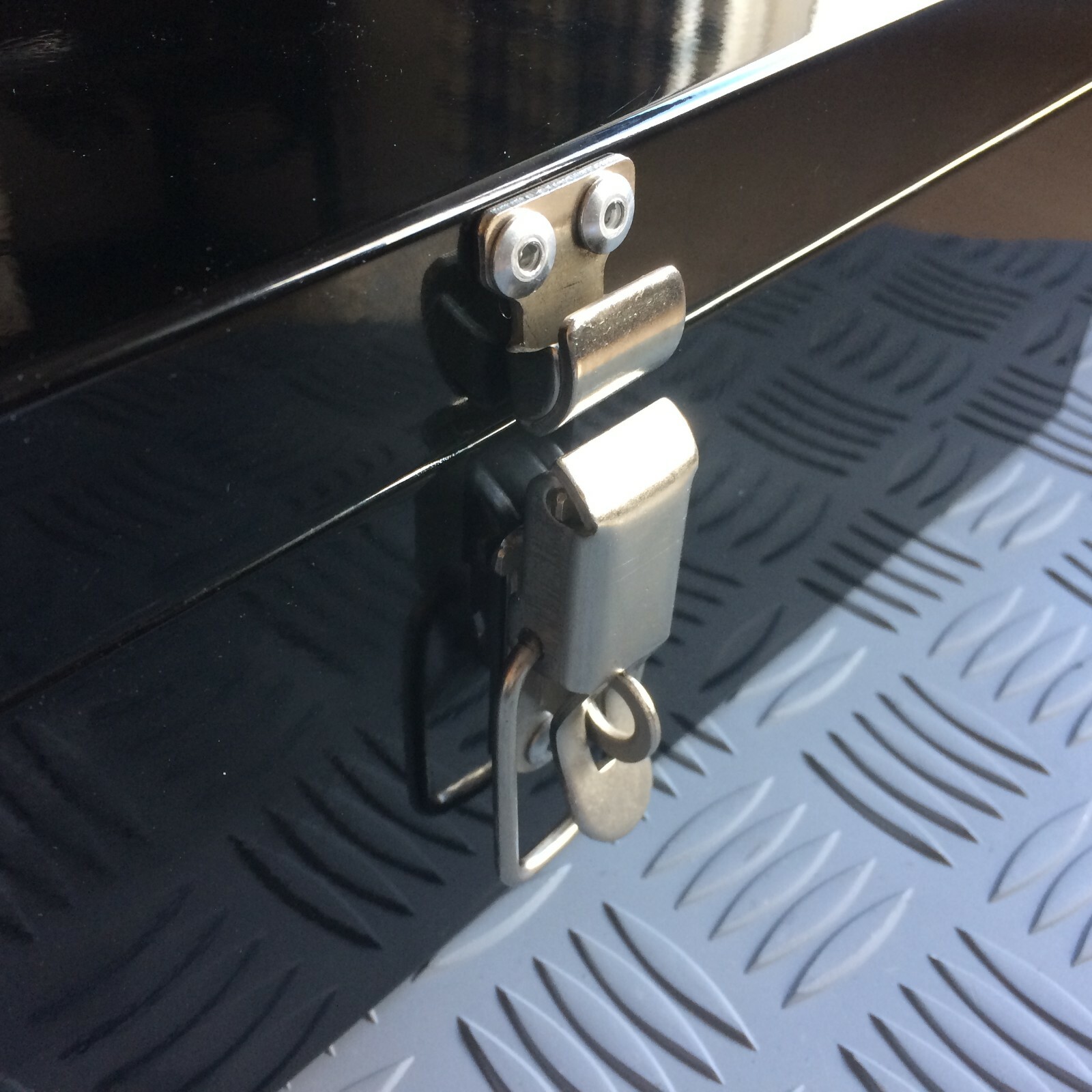 Tractor Tool Box, Black, Metal, Massey Ferguson, John Deere, JCB ...