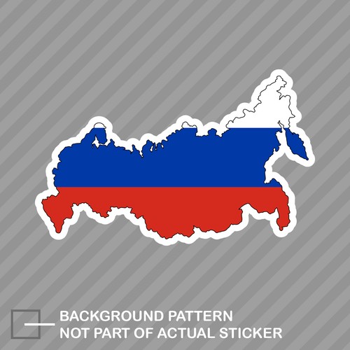 Russian Shaped Russia Flag Sticker Decal Vinyl country pride | eBay