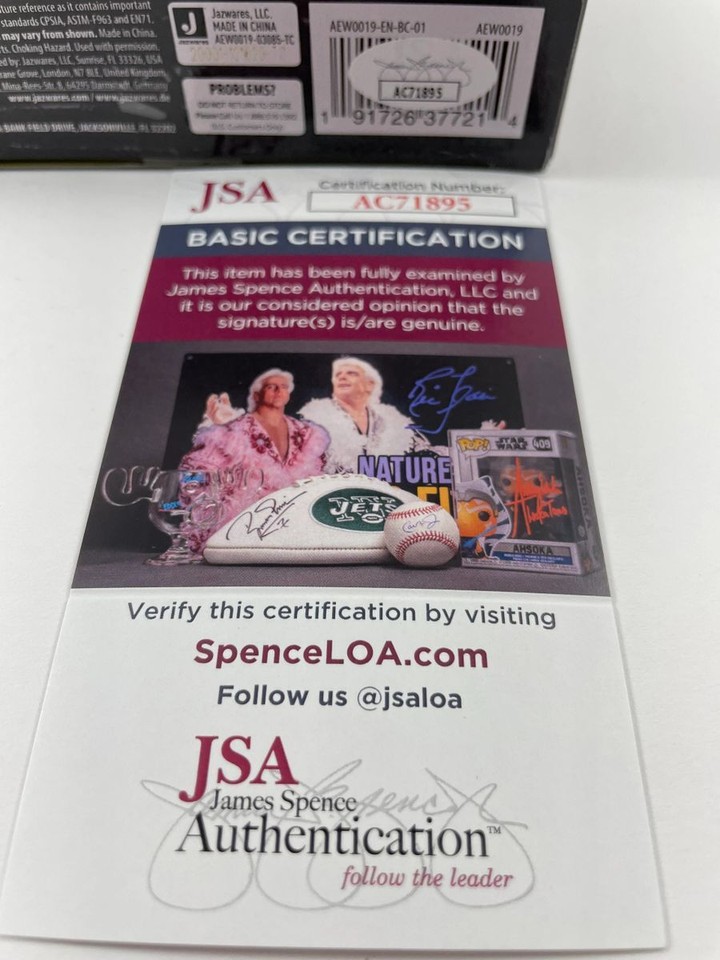 AEW Riho Signed All Elite Wrestling Unrivaled Figure Autograph JSA COA ...