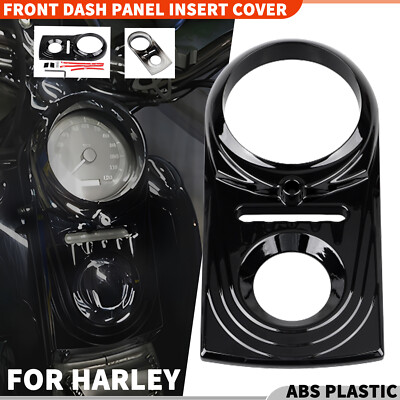 Front Dash Panel Insert Cover Kit For Harley Fat Boy Dyna Softail ...