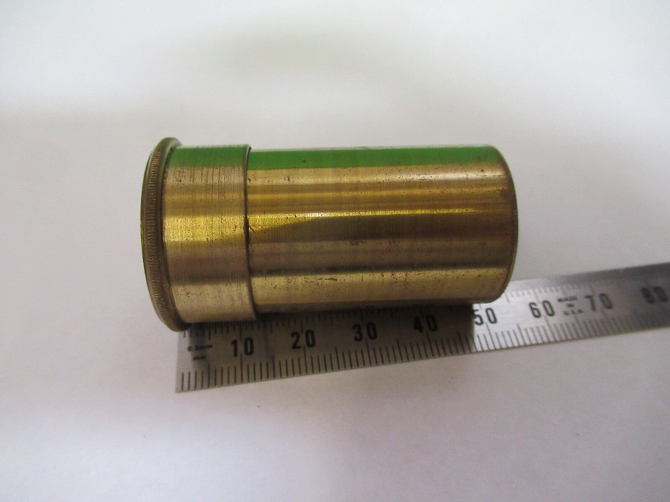 ANTIQUE BRASS EMPTY ERNST LEITZ OBJECTIVE CANISTER MICROSCOPE PART Z1-B ...