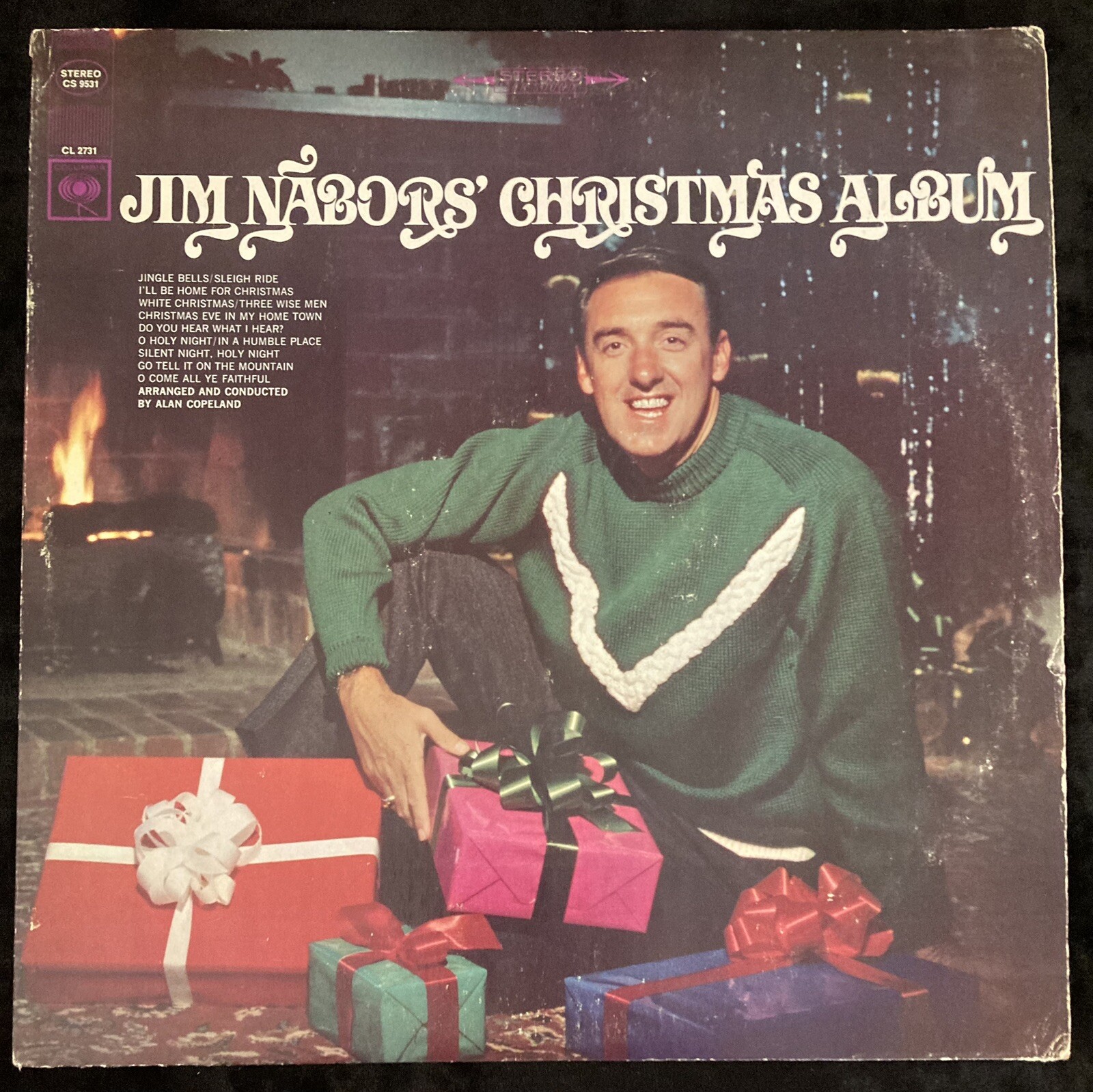 Jim Nabors Christmas Album Vinyl 12” LP 1967 Columbia CL-2731 Pop Easy ...
