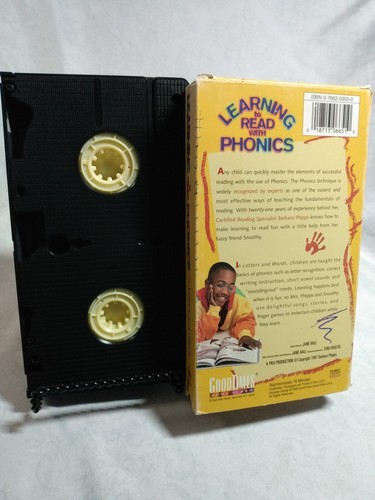 Learning to Read with Phonics - Letters and Words (VHS, 2002) for sale ...