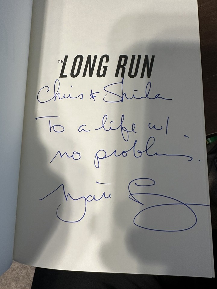 Matt Long SIGNED The Long Run Book Hardcover NYFD | eBay