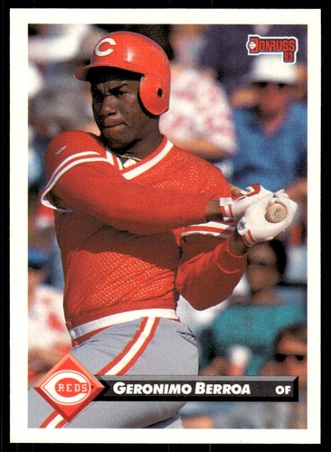 1993 Donruss Baseball Card Geronimo Berroa Cincinnati Reds #214 | eBay