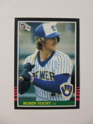 ROBIN YOUNT 1985 DONRUSS BASEBALL CARD #48 MILWAUKEE BREWERS | eBay