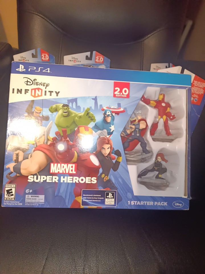 PS4 Disney Infinity 2.0 Marvel Lot. Brand New Starter Pack + 5 Other ...