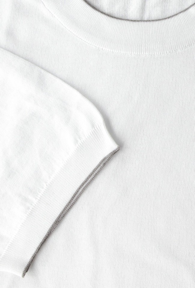 Svevo Parma White Cotton Crewneck Sweater - XL/54 - (SV39231) | eBay UK