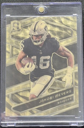 2024 Panini Spectra Jakobi Meyers Gold Vinyl Prizm 1/1 #58 | eBay