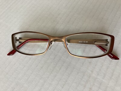 🎄Jill Stuart JS005-1 Frames 50-17-135 Bronze Red Flex Hinge | eBay UK